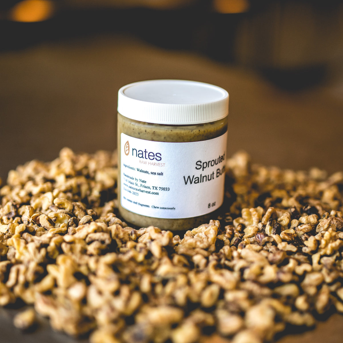 Organic Sprouted Walnut Butter – Nate's Raw Harvest